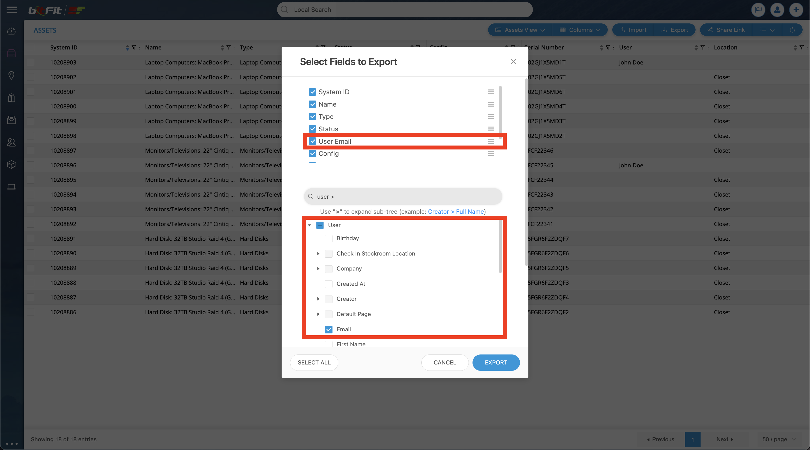 Exporter Explained - bitFit Asset Management System Exporter Explained - bitFit Asset Management System